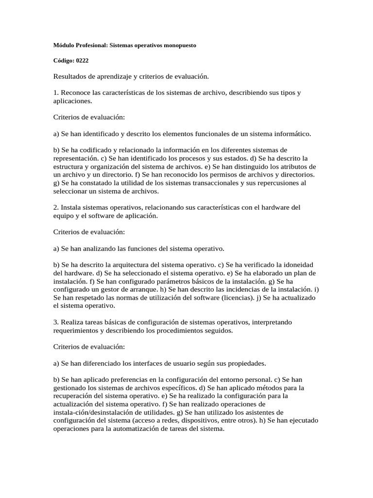 Som Rev Boe | PDF | Sistema operativo | Archivo de computadora