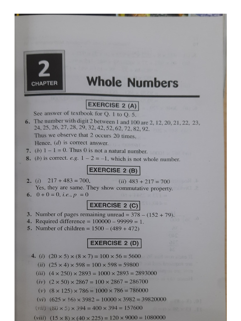 ch2 Grade 6 Maths Master Notes | PDF