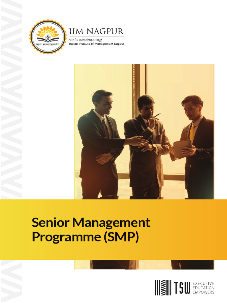 IIM Nagpur Senior Management Program | PDF | Strategic Management | Business