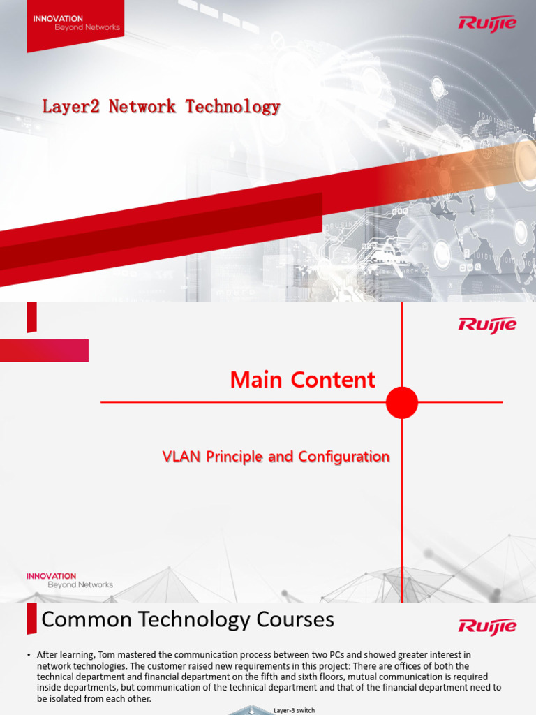 07+VLAN+Principle+and+Configuration | PDF | Computer Network | Data Transmission