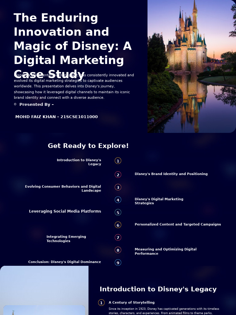 A Case Study On Disney | PDF | Augmented Reality | Digital Marketing