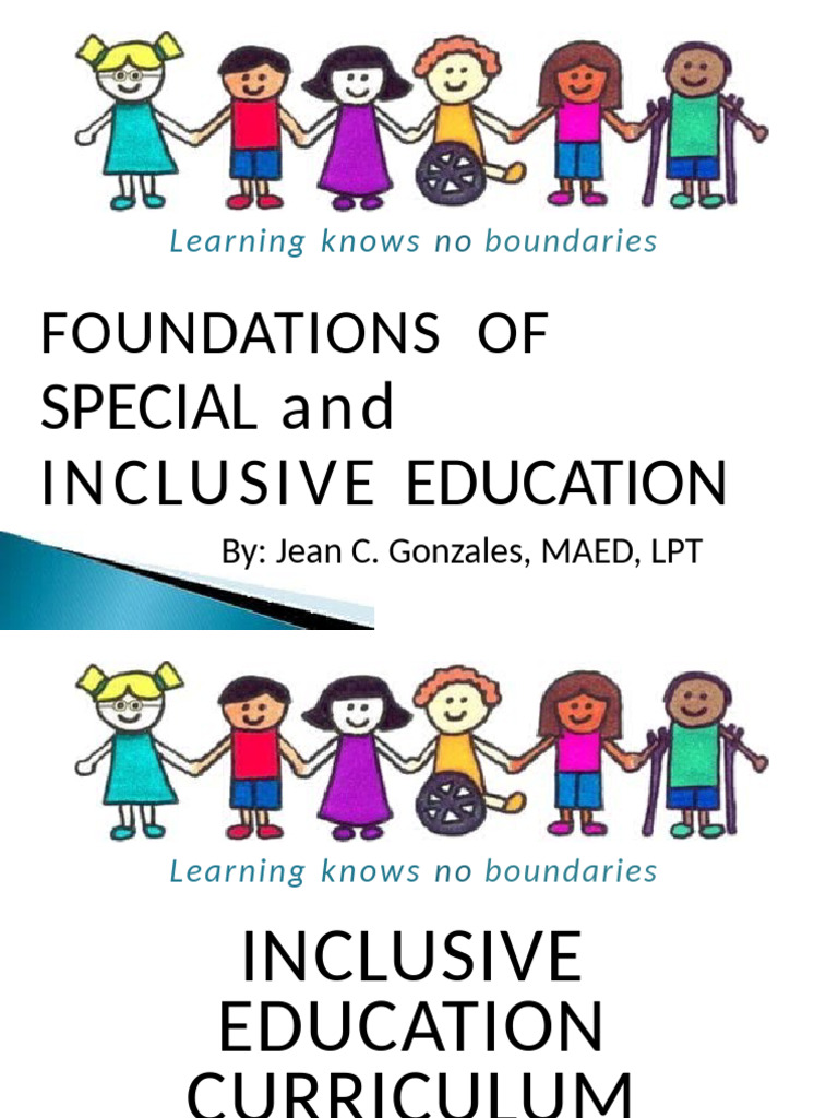 Fsie Vi Inclusive Education Curriculum Approaches | PDF | Inclusion ...
