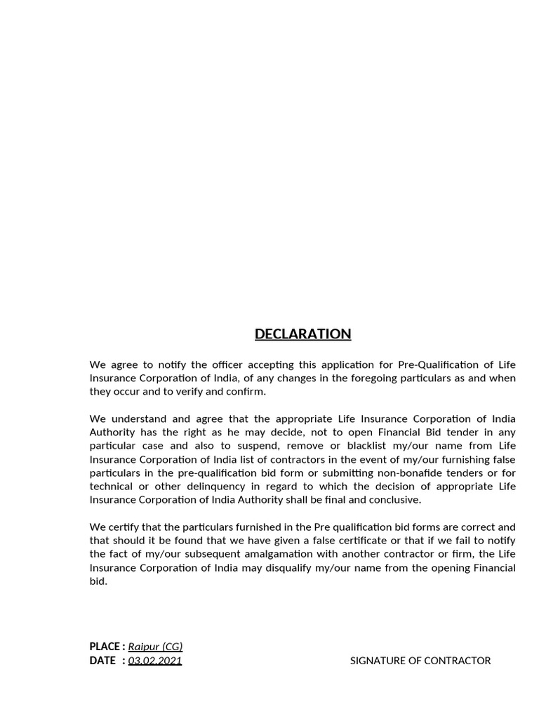 Declaration (OK) | PDF