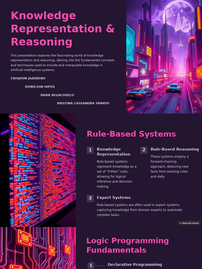 Knowledge Representation and Reasoning 1 | PDF | Knowledge Representation And Reasoning | Inference