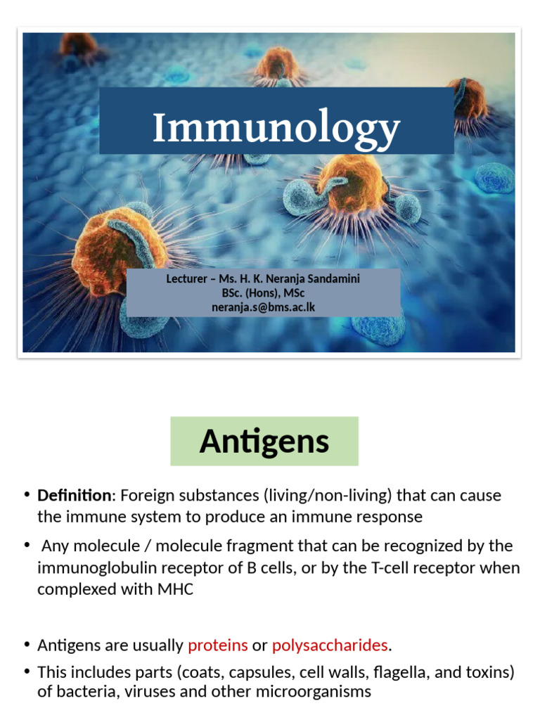 Soluble Factors - Antigens, Cytokines, Inflammatory Mediators, Acute ...
