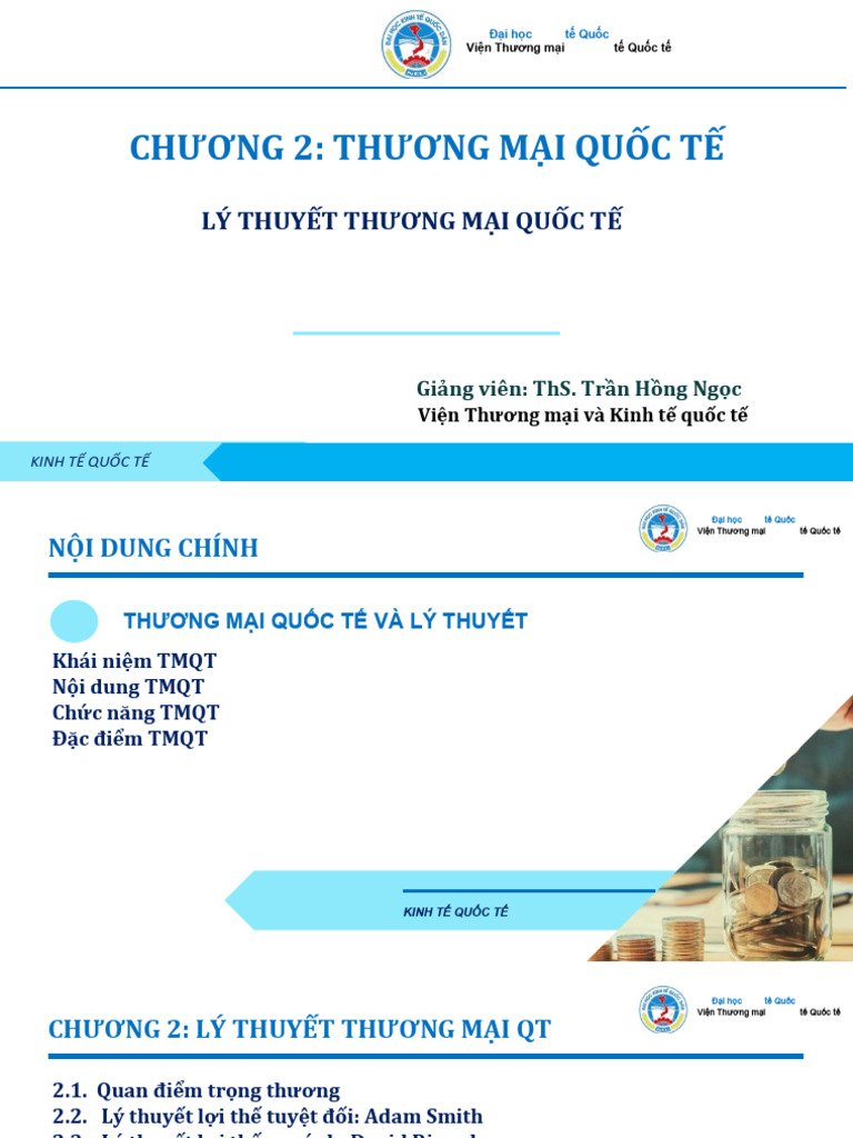 CHƯƠNG 2 - Lý thuyết TMQT | PDF