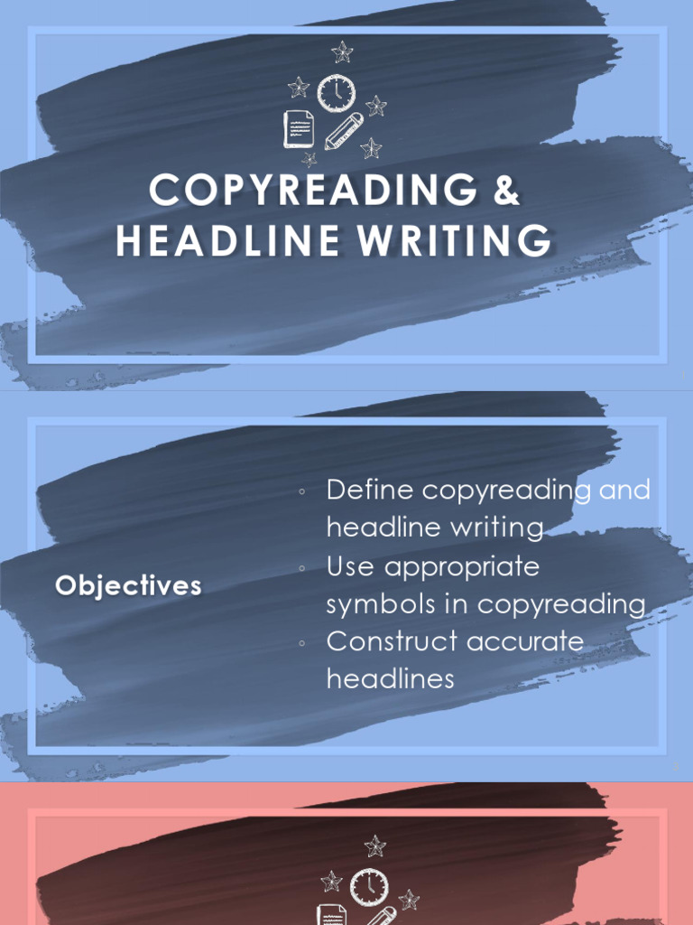 Copyreading and Headline Writing DREI | PDF | Verb | Acronym
