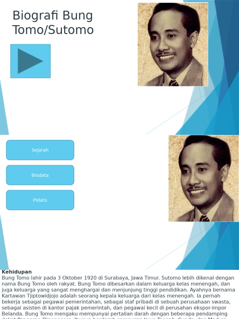 Biografi Bung Tomo | PDF