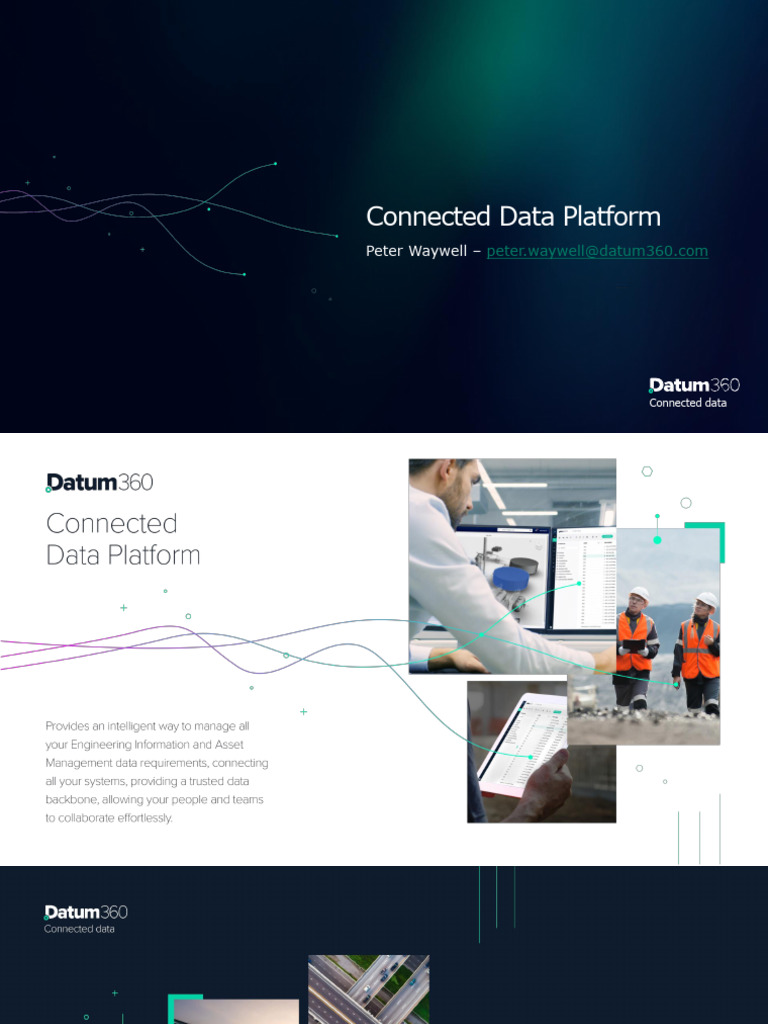 Datum360 Connected Data Platform Overview | PDF | Building Information ...