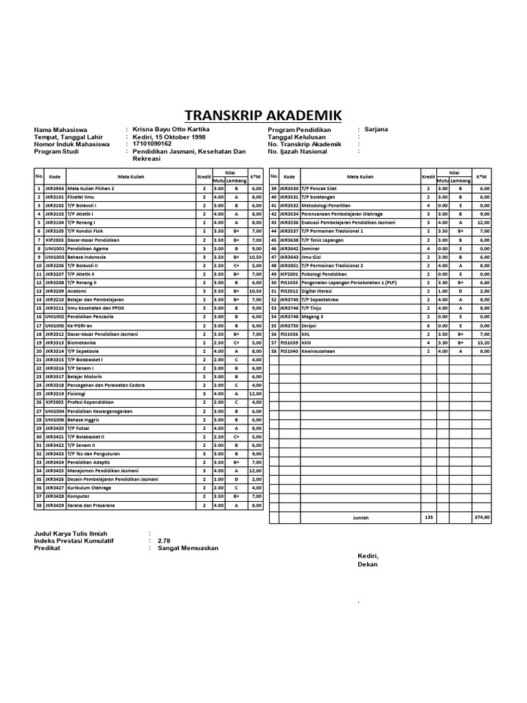 TRANSKRIP BAYU OTTO | PDF
