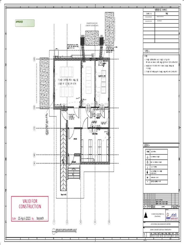 2-SAW-XX-E05-1002-001_03_JS1214_AL-GF POWER LAYOUT_ IFC | PDF | Electrical Engineering