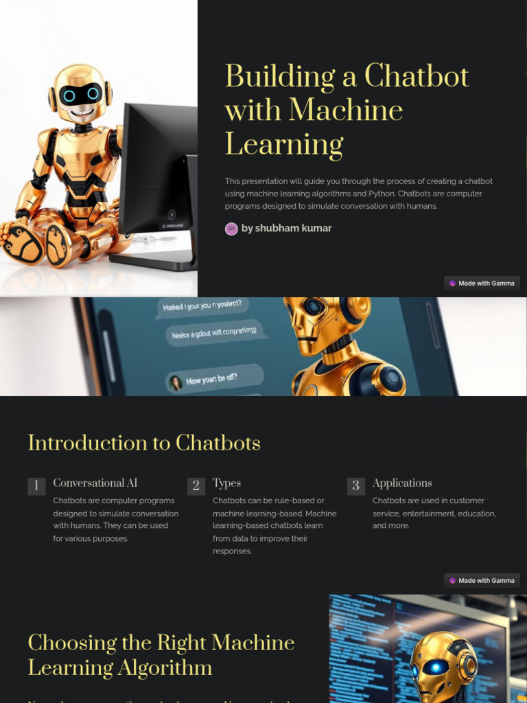 Building A Chatbot With Machine Learning | PDF | Machine Learning ...