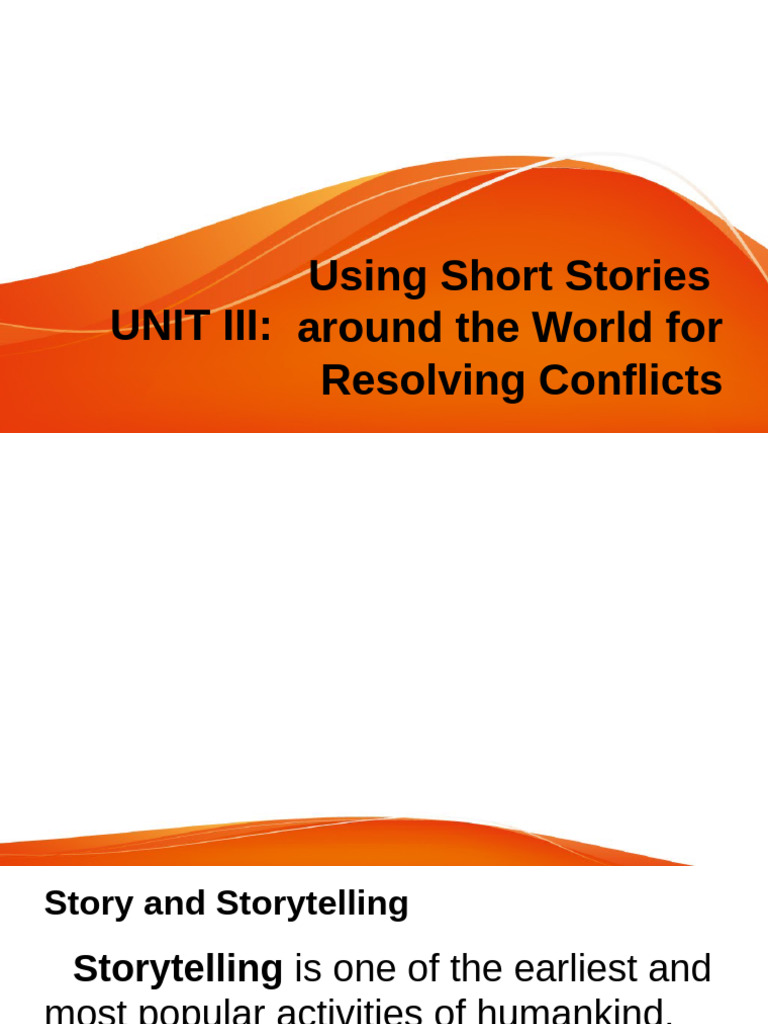 Global Short Stories for Conflict Resolution | PDF | Pronoun ...