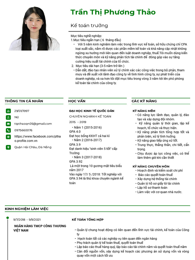 CV xin việc Nhóm B4 - MGT2002 - 49k15.3 | PDF