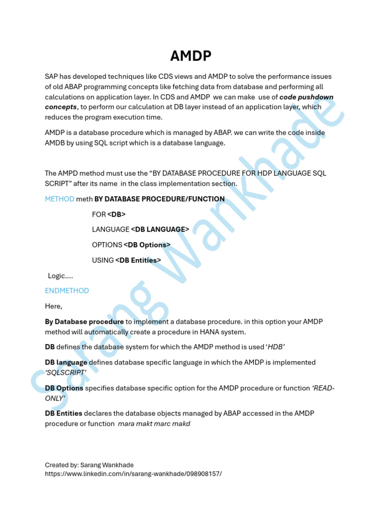 AMDP_1730246553 | PDF | Databases | Systems Architecture