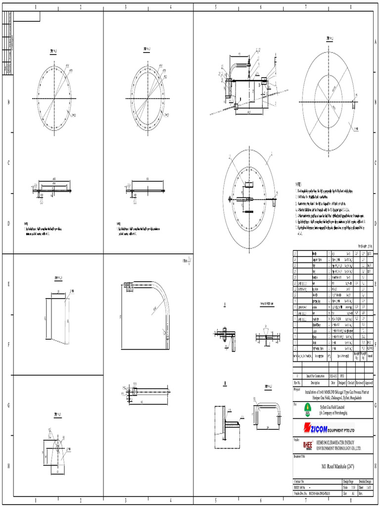 BH2305-MA-DWG-TK010 Roof Manhole - 0 | PDF
