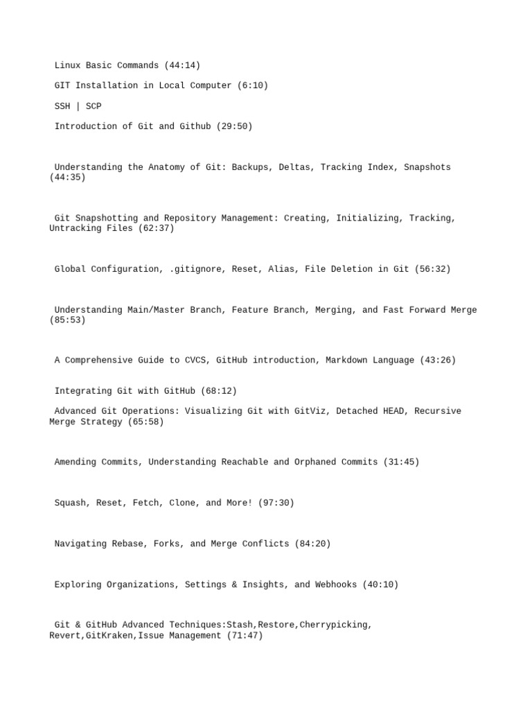Git & GitHub Mastery Guide | PDF