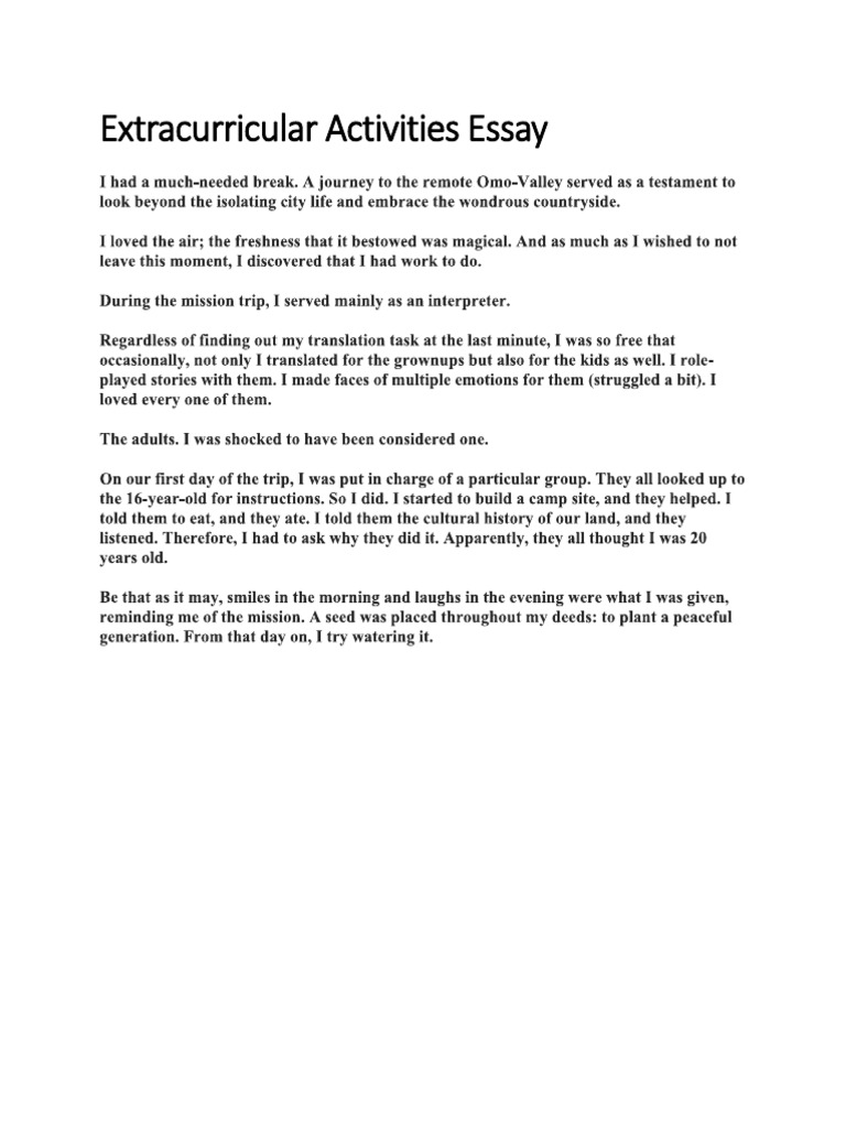 EC Essay Rollins | PDF
