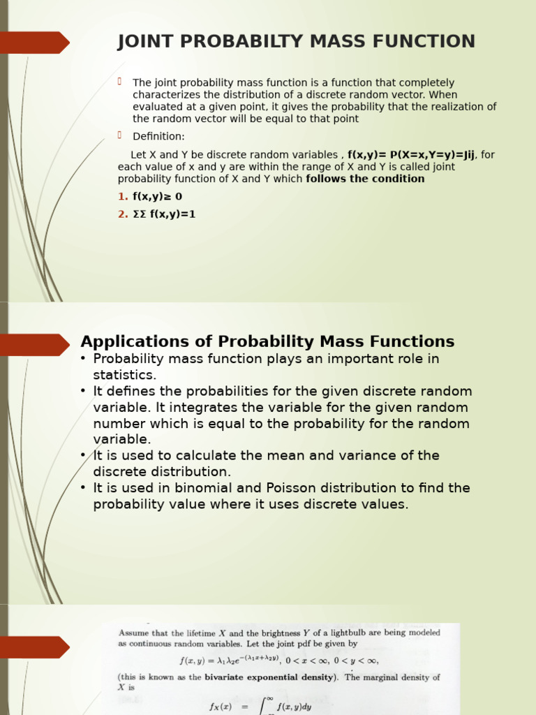 joint pmf | PDF