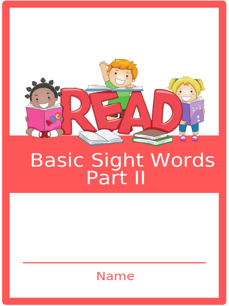 Basic Sight Words Part 2 | PDF