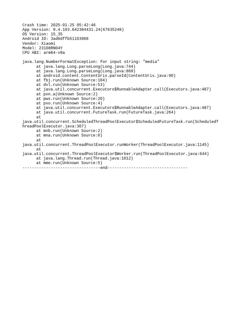 Crash 20250125 | PDF