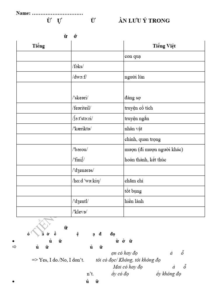 Unit 8 Grade 5 Cơ Bản | PDF
