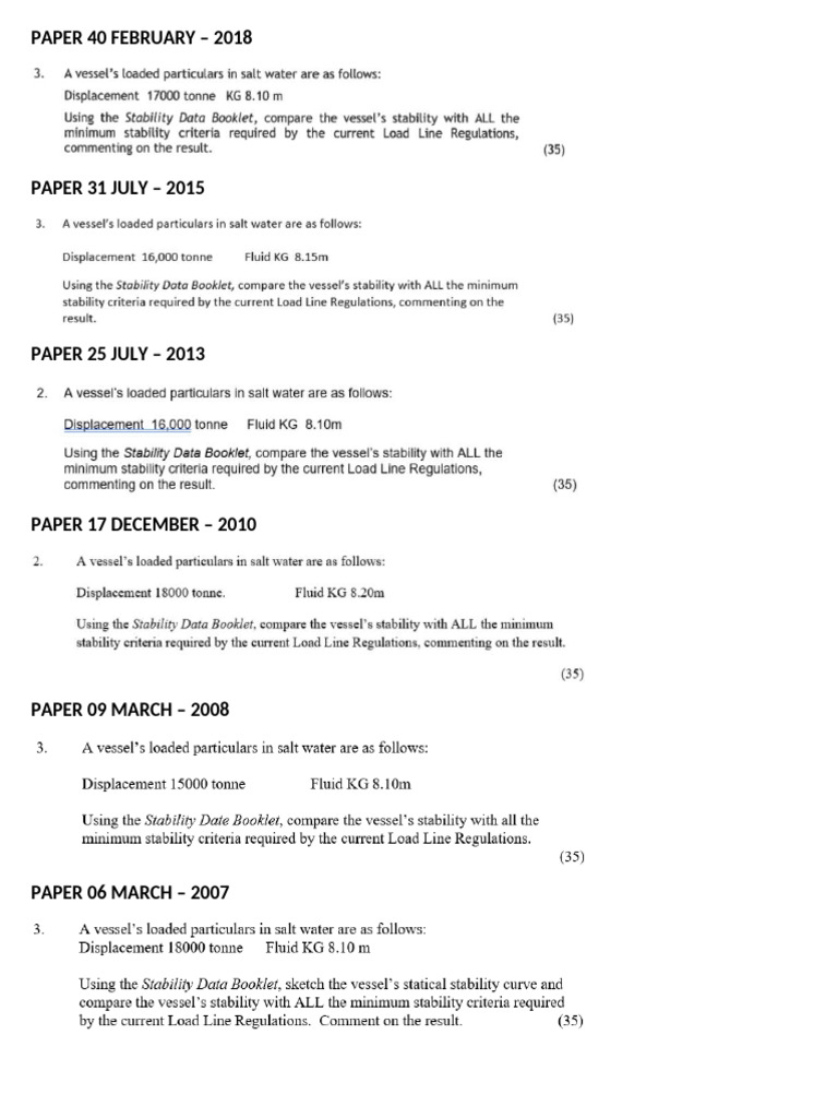 Load Line Criteria Pdf 7630