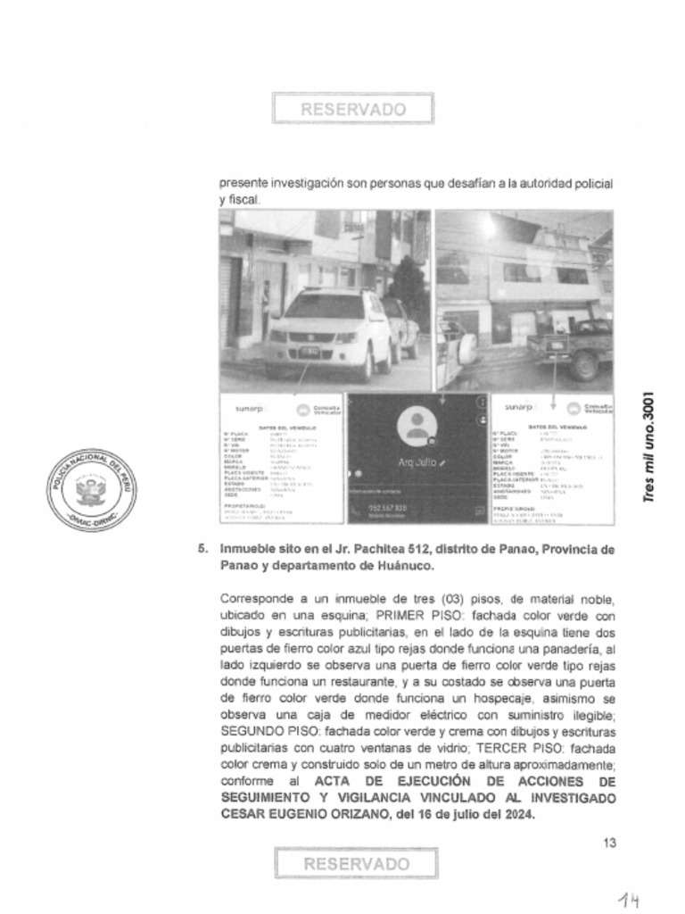Requerimiento Pag 3001-3091 Acta Ejecucion Vivienda D Marco | PDF