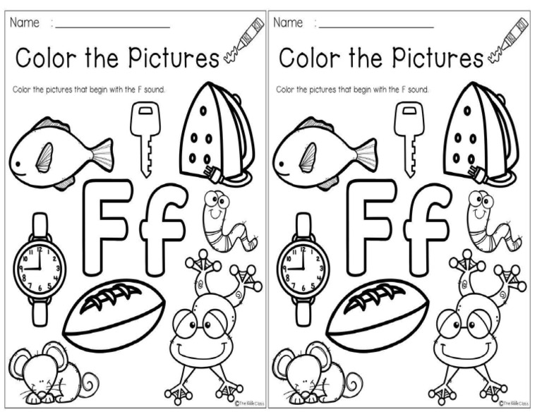 LETTER FF Day 1 Worksheet | PDF