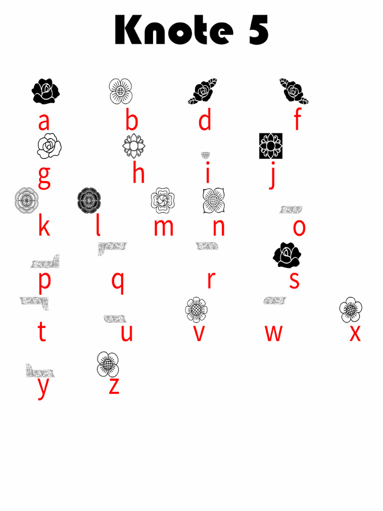 Knote Font - Page - 05 | PDF