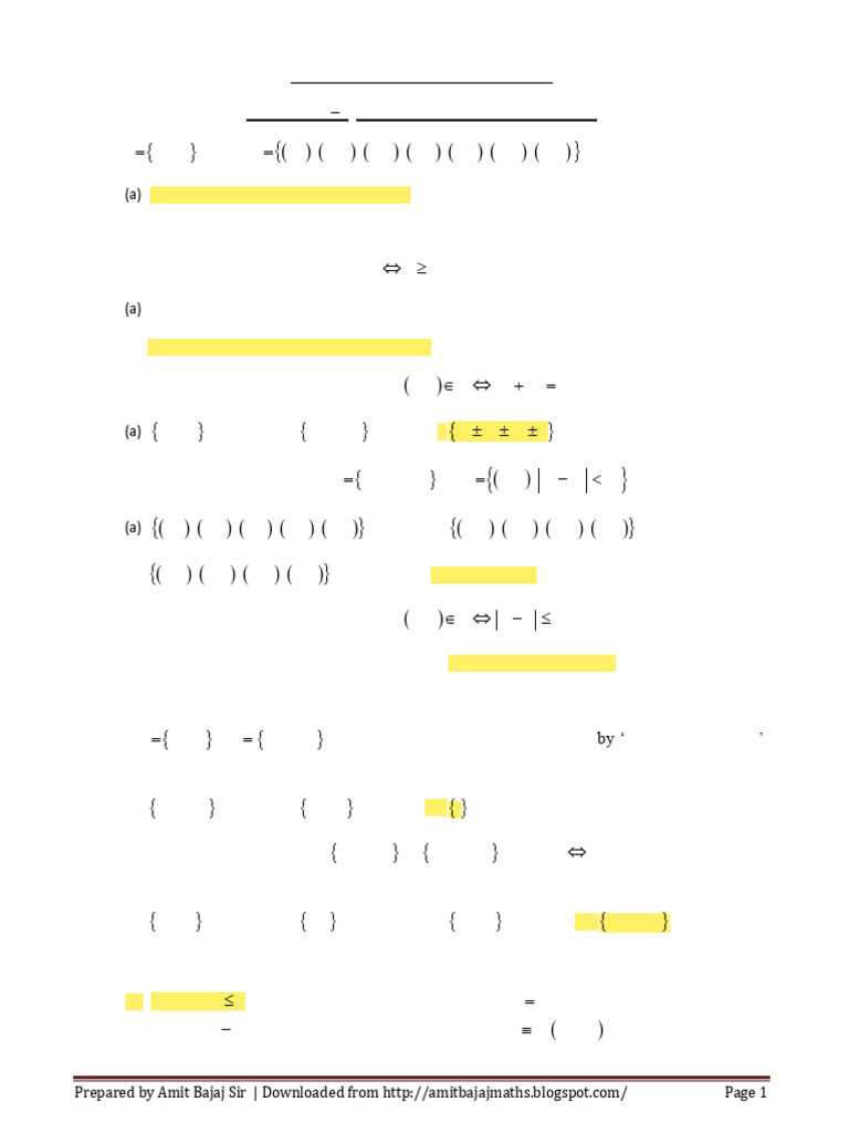 Math MCQs: Relations & Functions | PDF | Functions And Mappings ...