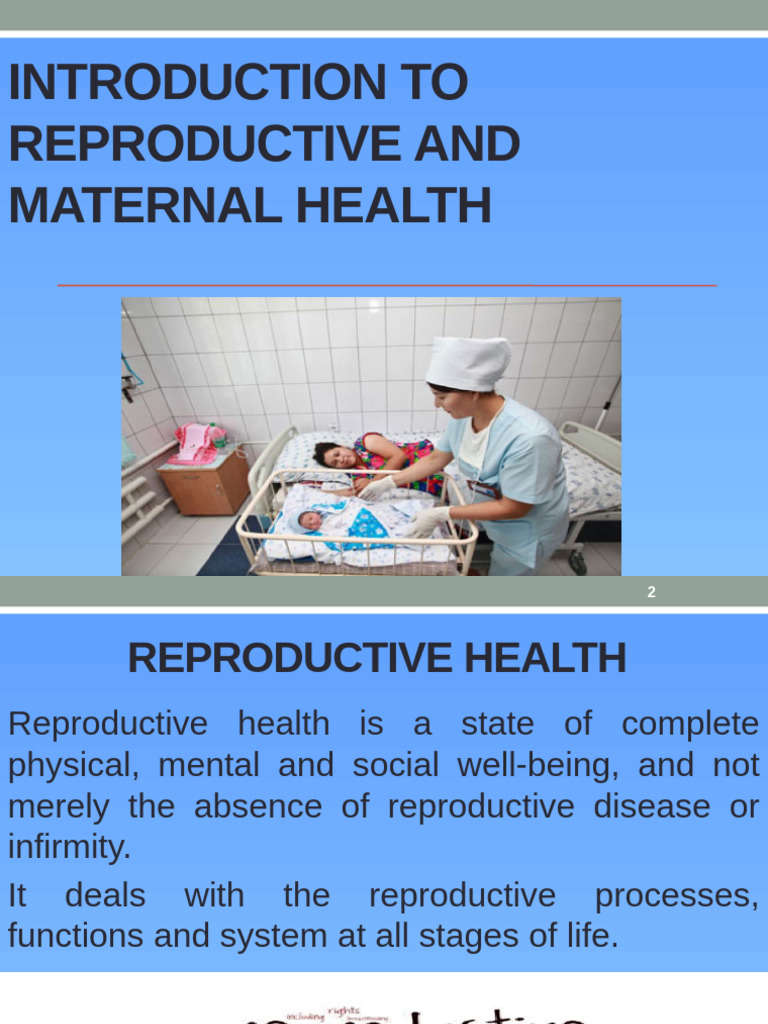 Introduction to reproductive and maternal health (2) | PDF | Childbirth ...