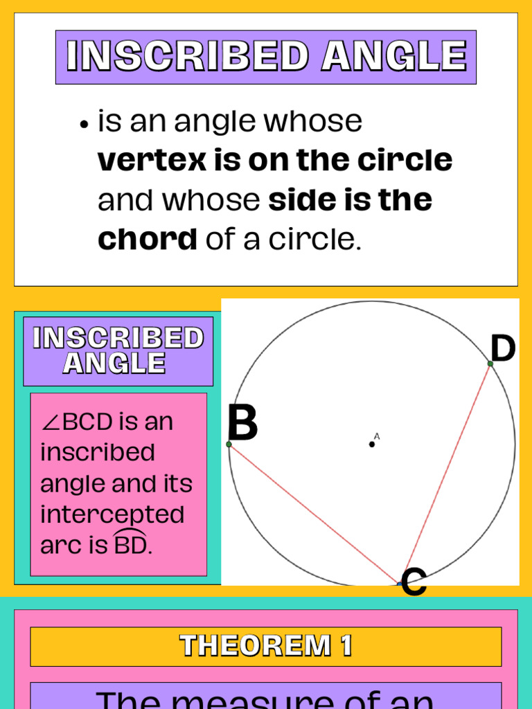 Inscribed Angle | PDF