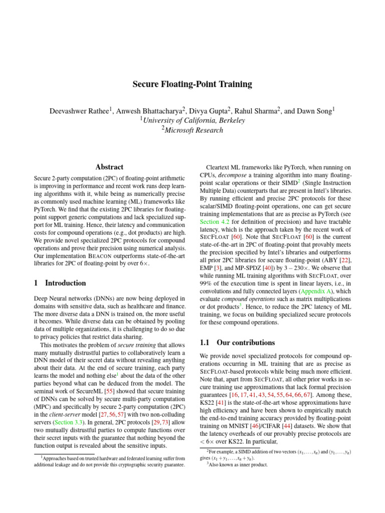 beacon | PDF | Deep Learning | Computing