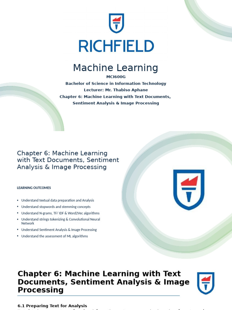 Machine Learning 600 - Chapter 6 | PDF | Machine Learning | Cognitive Science