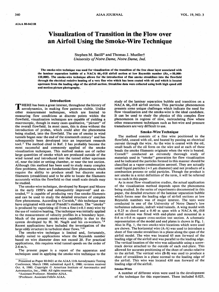 visualization-of-transition-in-the-flow-over-an-airfoil-using-th-1981 ...