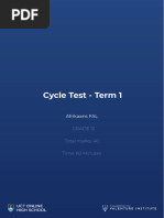 9. Gr 8 EAT Lees en Kyk - Hersiening Opsomming | PDF