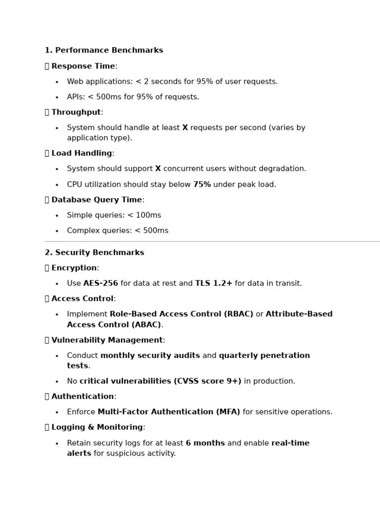 Performance Benchmark | PDF | Computer Engineering | Information Technology