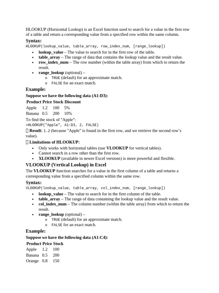 materi vlookup hlookup | PDF