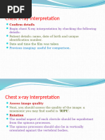 Chest X-Ray Interpretation Guide | PDF | Heart Valve | Atrium (Heart)