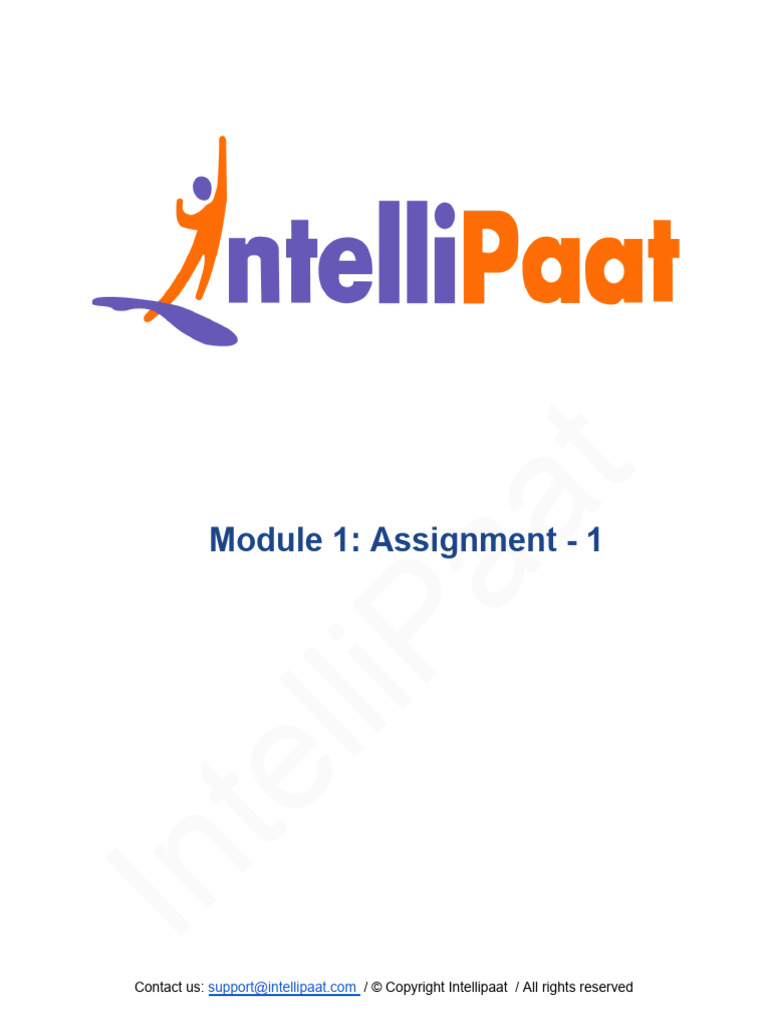 Module 1 Assignment 1 | PDF