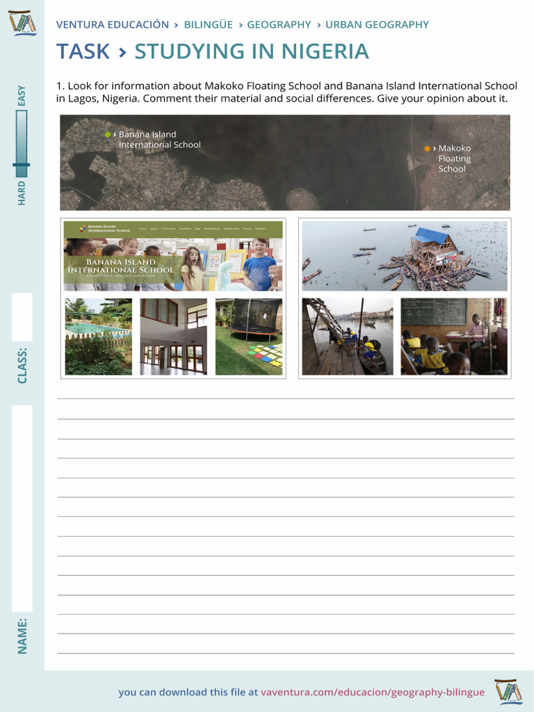 TASK GEOGRAPHY: Study of Nigeria | PDF