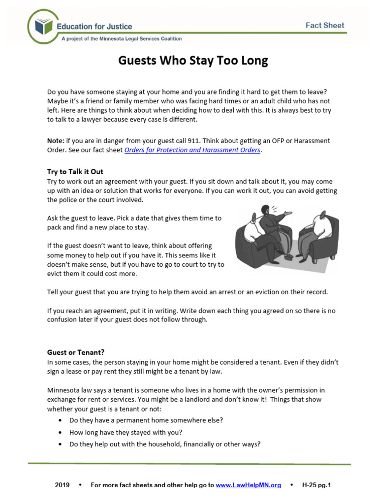 How to Handle Long-Term Guests | PDF | Eviction | Landlord