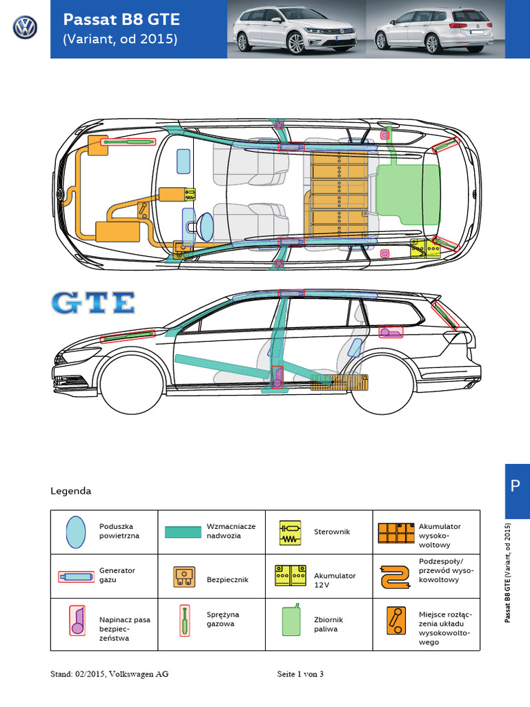Passat B8 Var GTE 2015 Ds PL | PDF