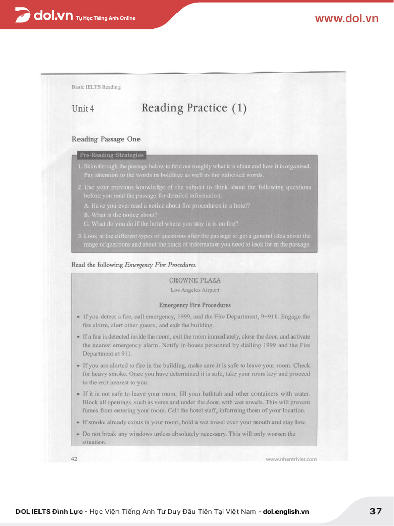 1 Basic - IELTS - Reading - Đã Tách | PDF