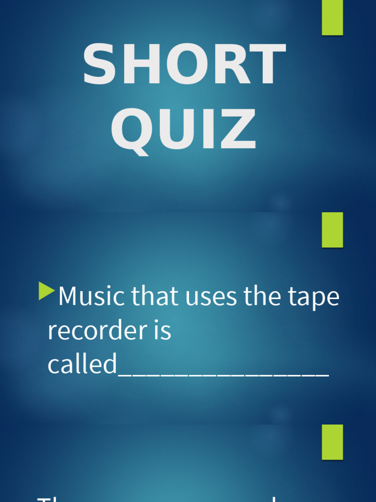 Short Quiz g10 | PDF