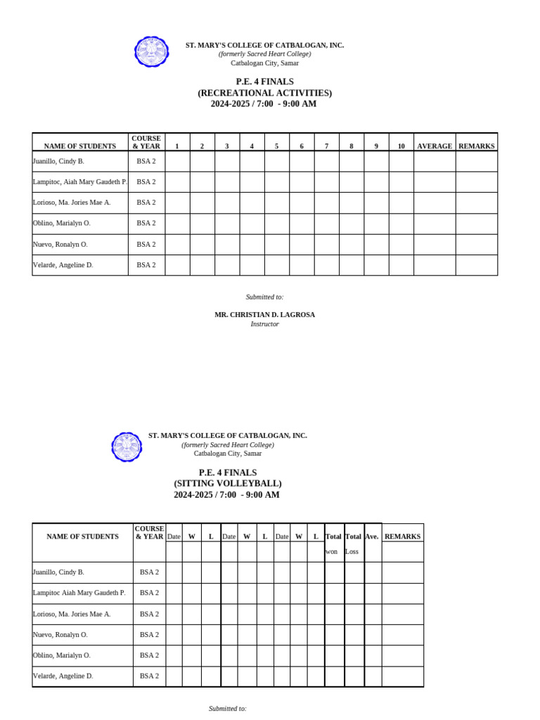 PE4-FINALS-SCORE-SHEET-SMCC | PDF