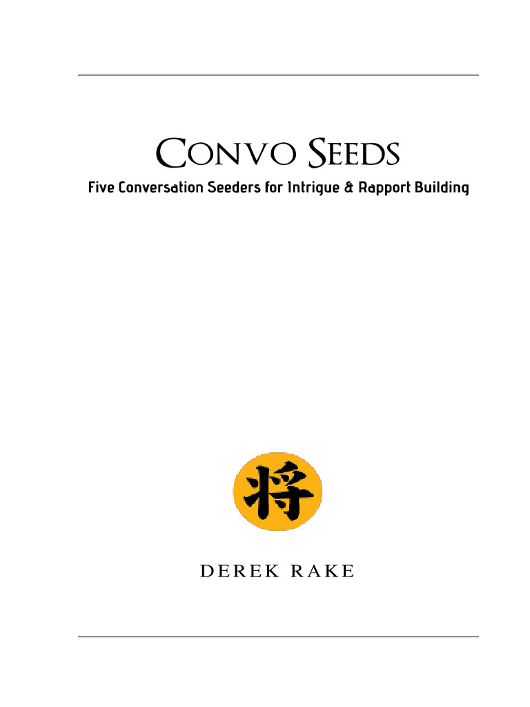 Derek Rake Convo Seeds | PDF