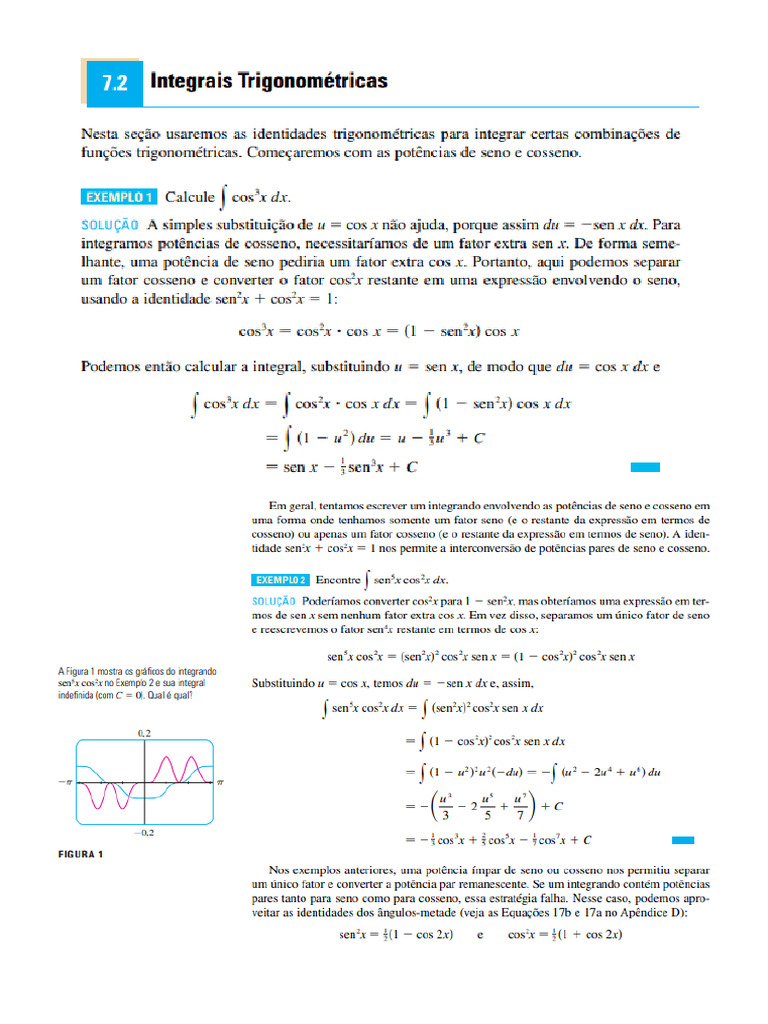Integrais Trigonométricas | PDF