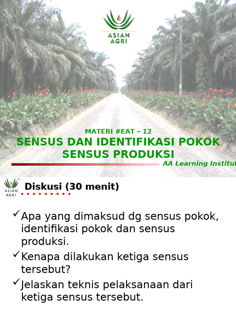 Eat-Mkk-08 Sensus Dan Identifikasi Pokok | PDF